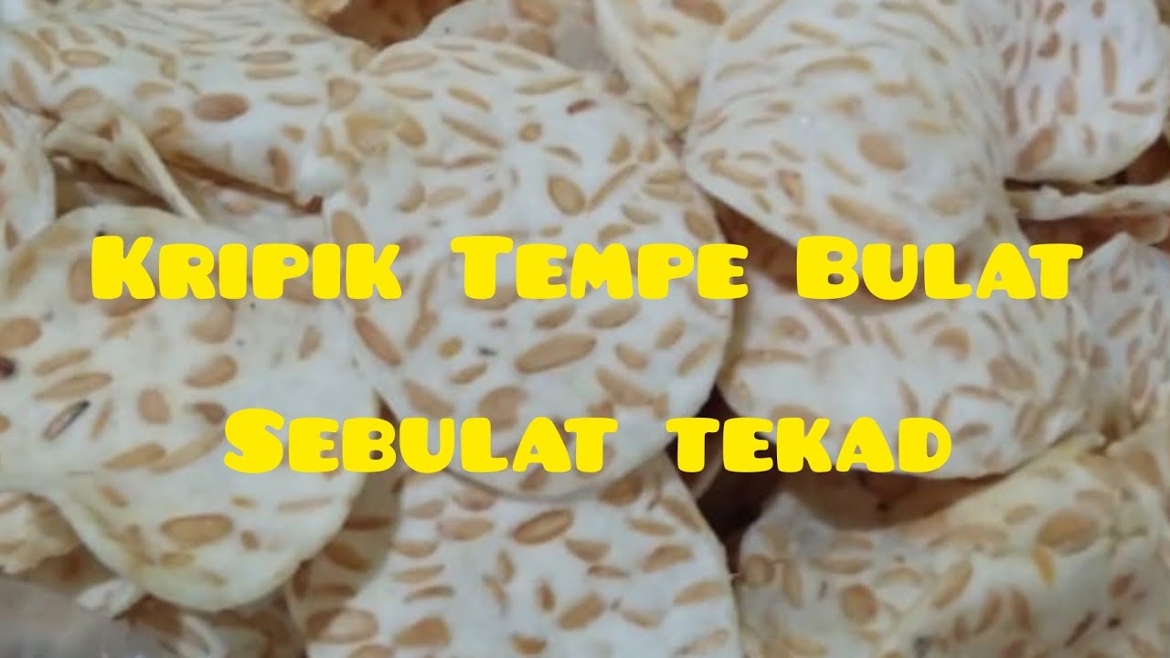 Proses Ngiris Kripik Tempe Bulat - YouTube
