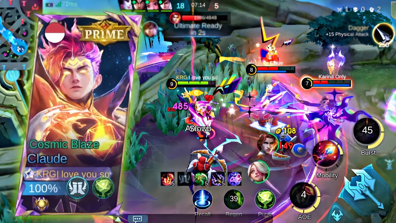 SKIN TERBARU CLAUDE PRIME EFFECT DIA MEWAH CUIII 🔥 - Mobile Legends ...