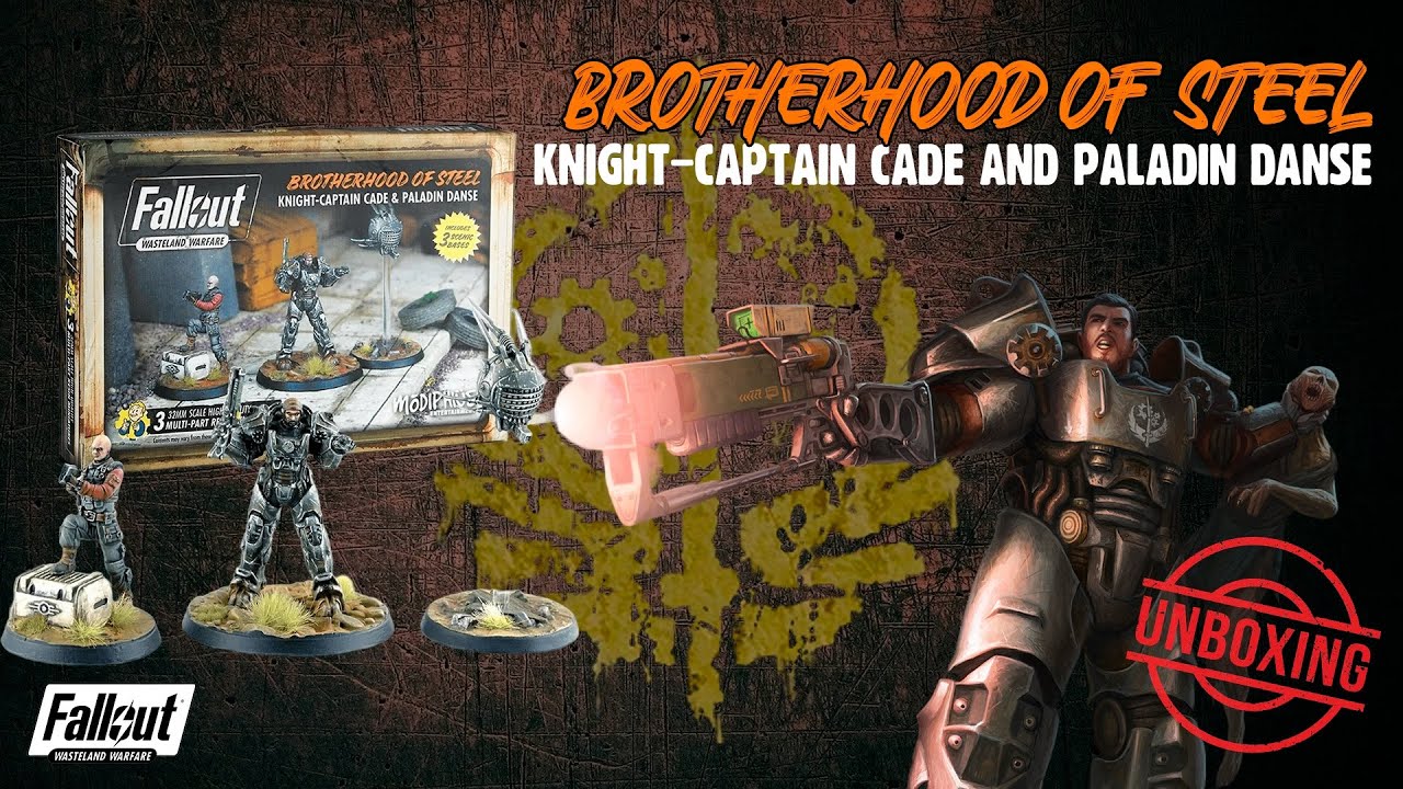 Fallout: Wasteland Warfare | Knight-Captain Cade & Paladin Danse ...