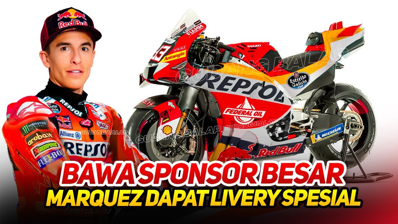 ALHAMDULILLAH ️MARC MARQUEZ BAWA SPONSOR BESAR KE GRESINI RACING ...