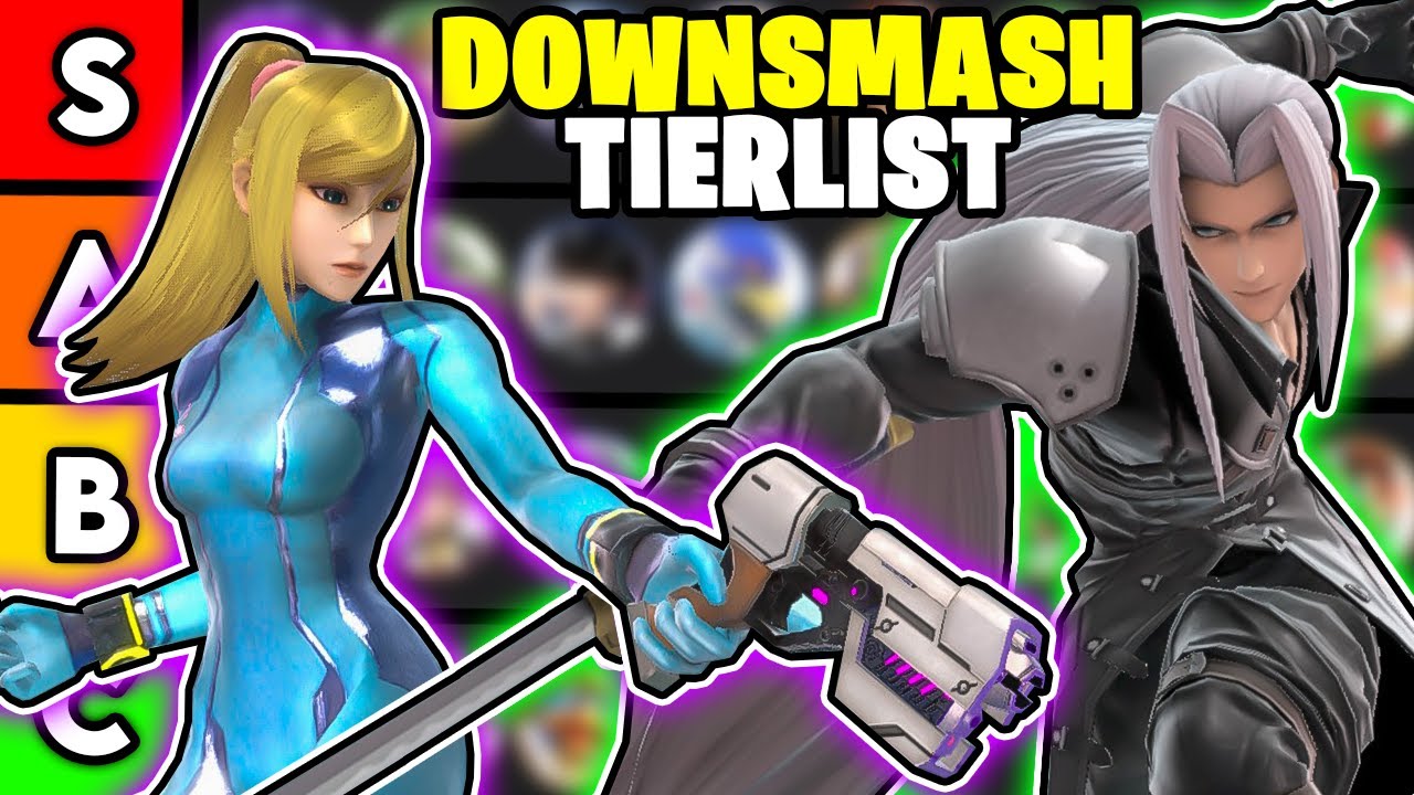 Smash Ultimate DOWN SMASH Tier List - YouTube