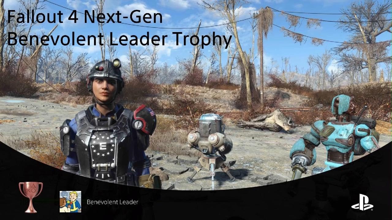 Fallout 4 Next-Gen Benevolent Leader Trophy - YouTube