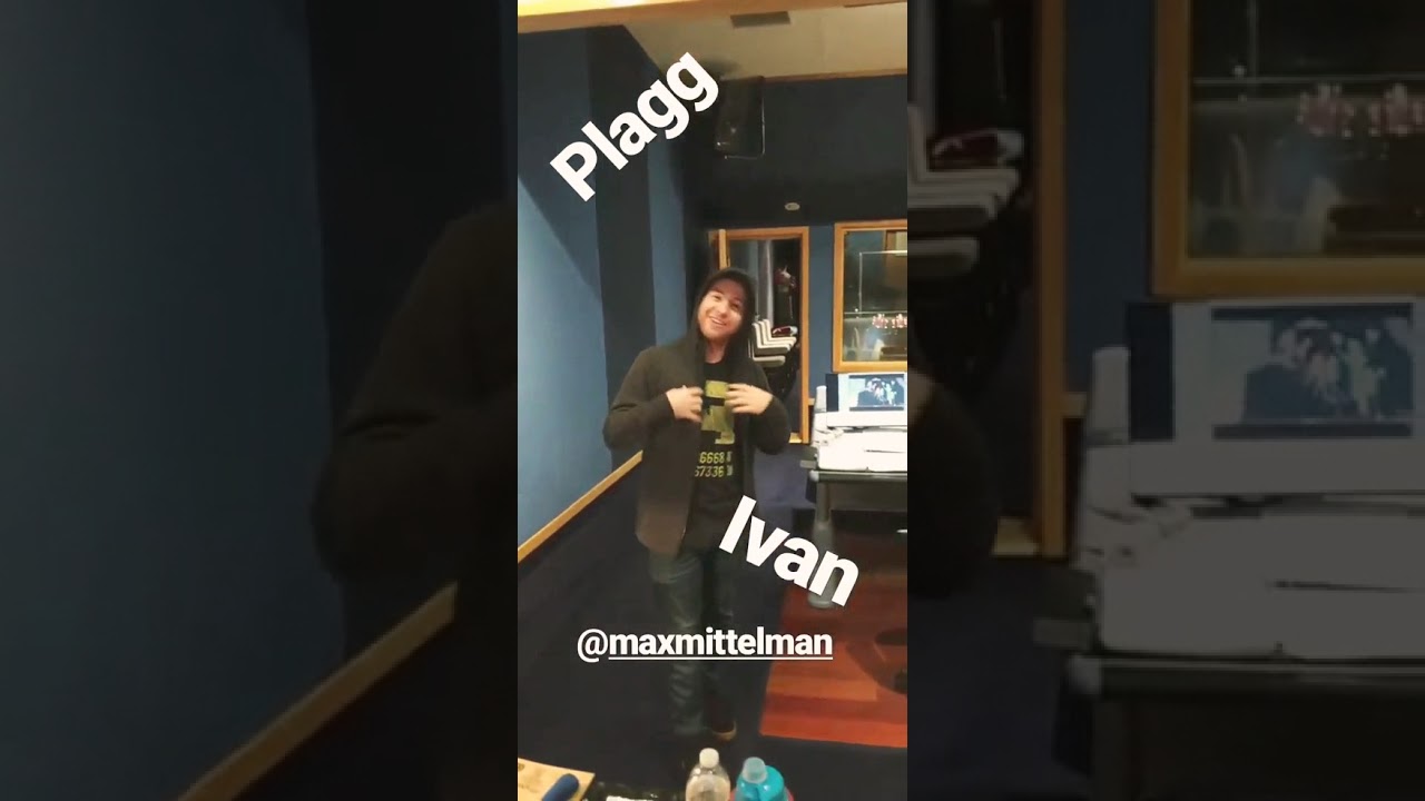Miraculous🐞《Max Mittelman(voz de Plagg e Iván) en los estudios de ...