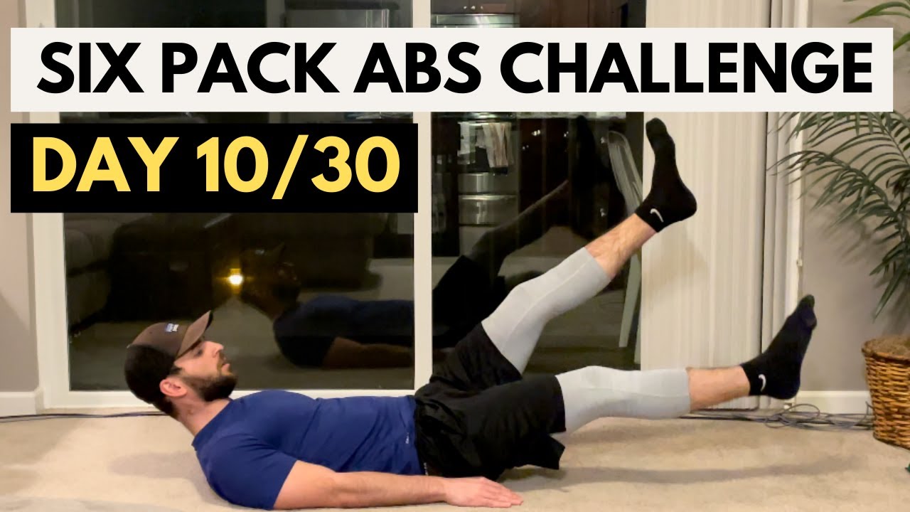 30 Day Six Pack Abs Challenge at Home - Day 10 - YouTube