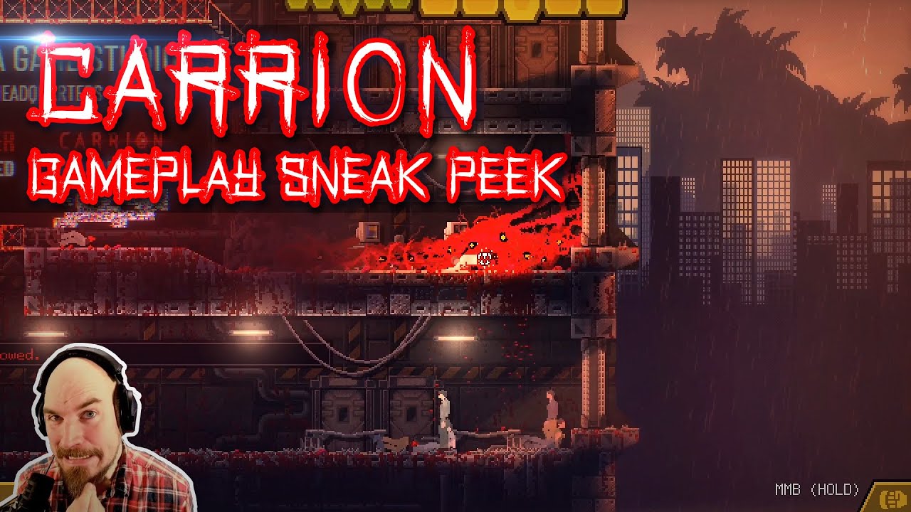 CARRION 🐙 Reverse Horror Game in Action | Alpha Version Gameplay Sneak ...