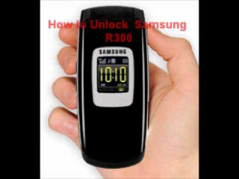 Samsung R300 Unlock Code - Free Instructions - YouTube