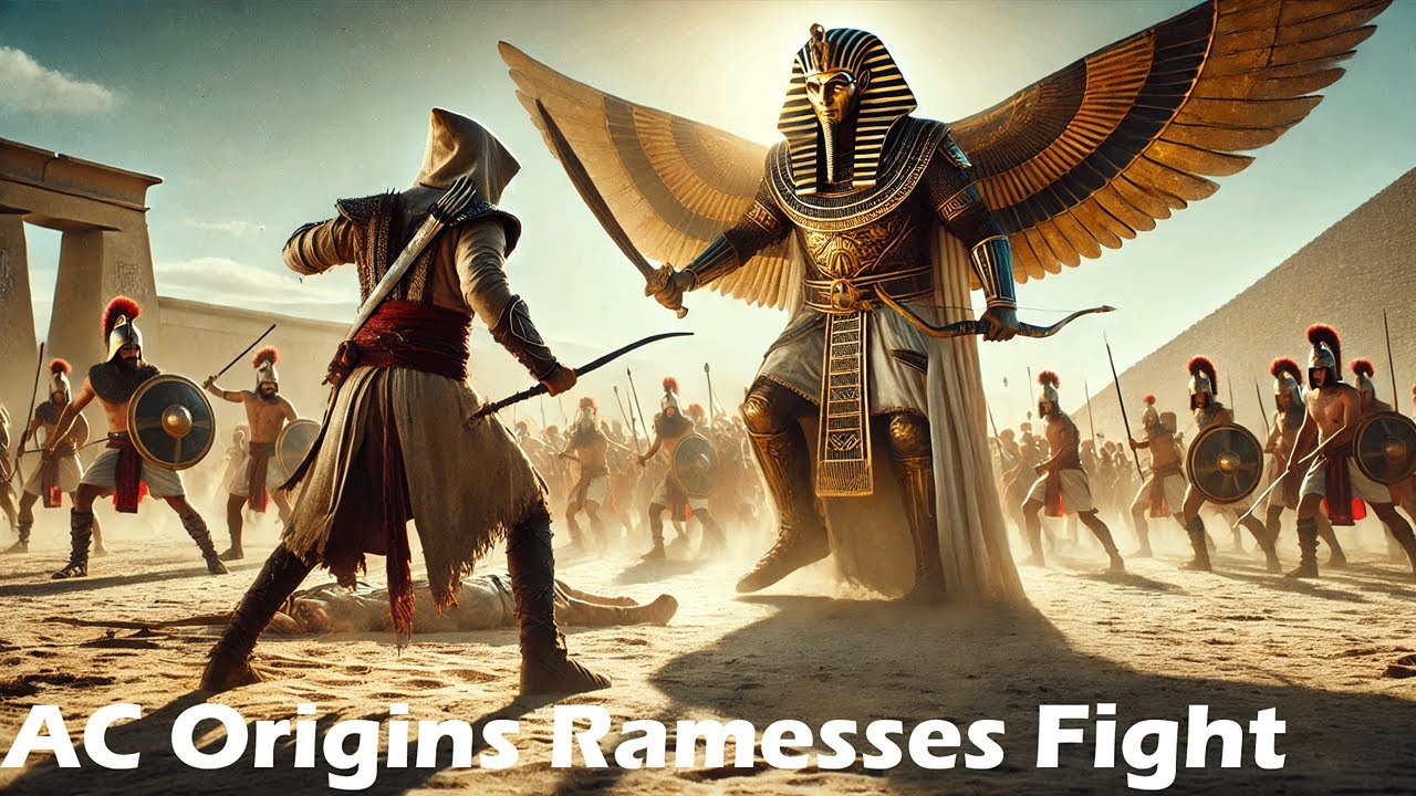 Assassin's Creed Origins The Curse of Pharaohs DLC - Ramesses Fight ...