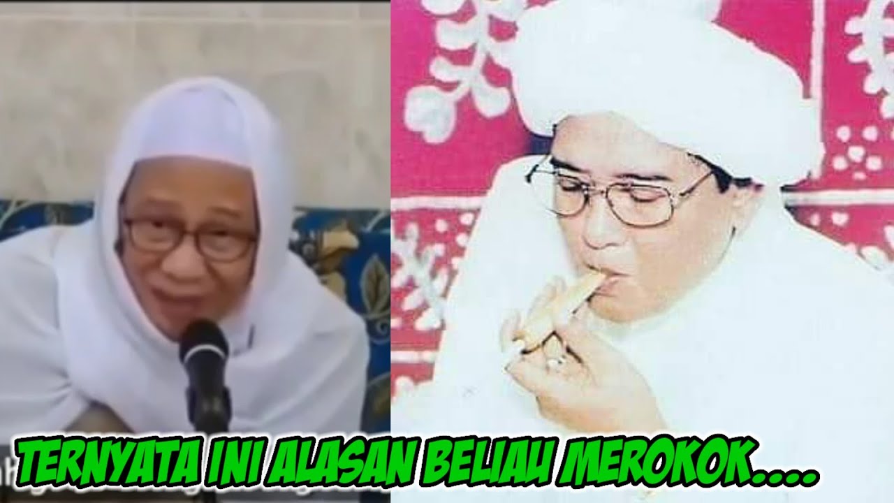 Alasan Abah Guru Sekumpul merokok | Guru banjar indah - YouTube