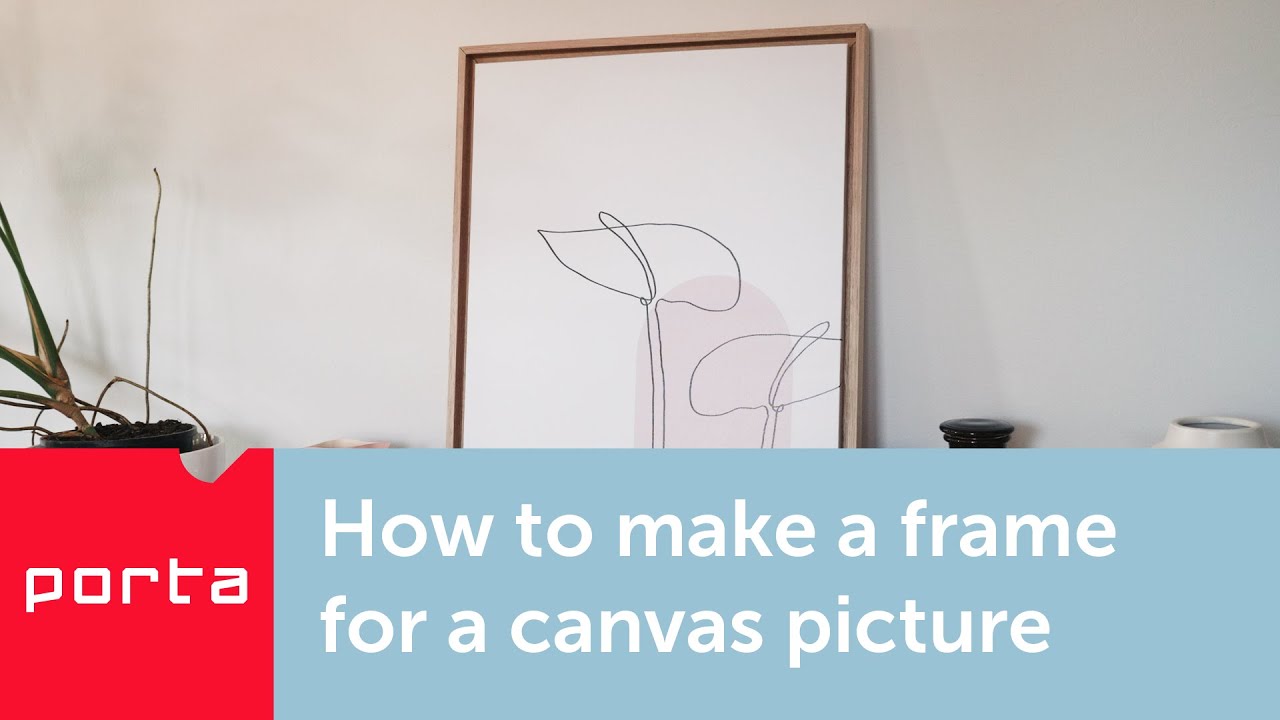 How To Make A Frame For A Canvas Picture YouTube how-to-make-a-frame-for-a-canvas-picture-youtube