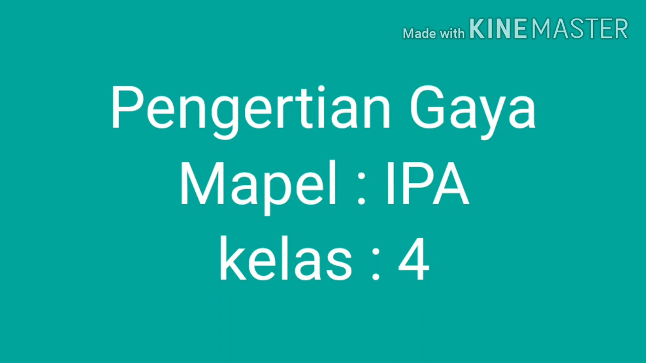 Mapel IPA kelas 4 (bab 3) - YouTube