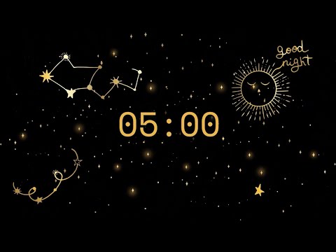 CELESTIAL THEME | 5 MINUTE TIMER with MUSIC and ALARM - YouTube