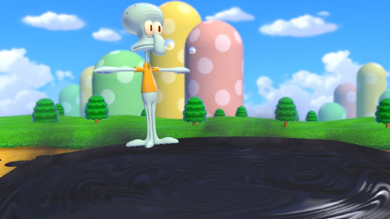 What if you play Squidward in Super mario 3D World + Bowser's Fury ...