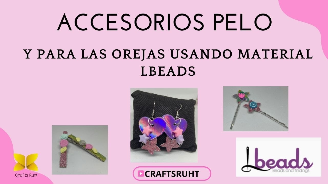 ACCESORIOS PARA PELO CON MATERIAL DE LBEADS COM - YouTube