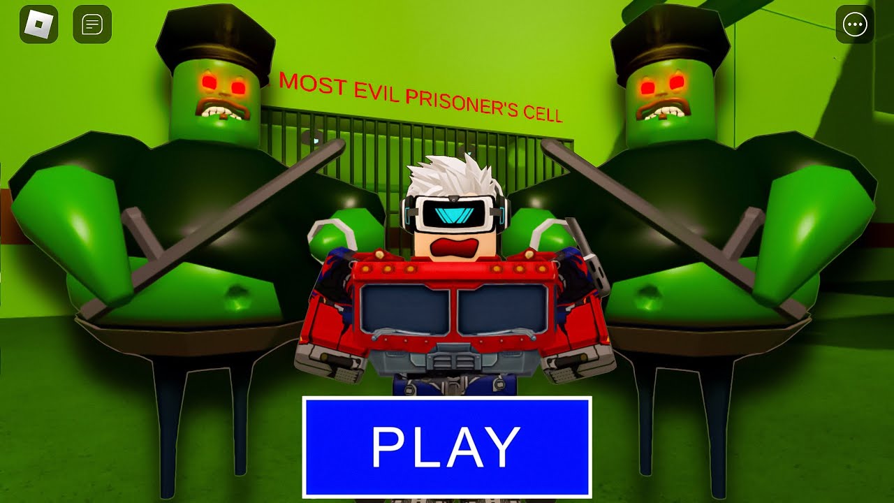 ZOMBIE RED EYES BARRY in BARRY'S PRISON RUN! OBBY ~ ROBLOX #roblox # ...