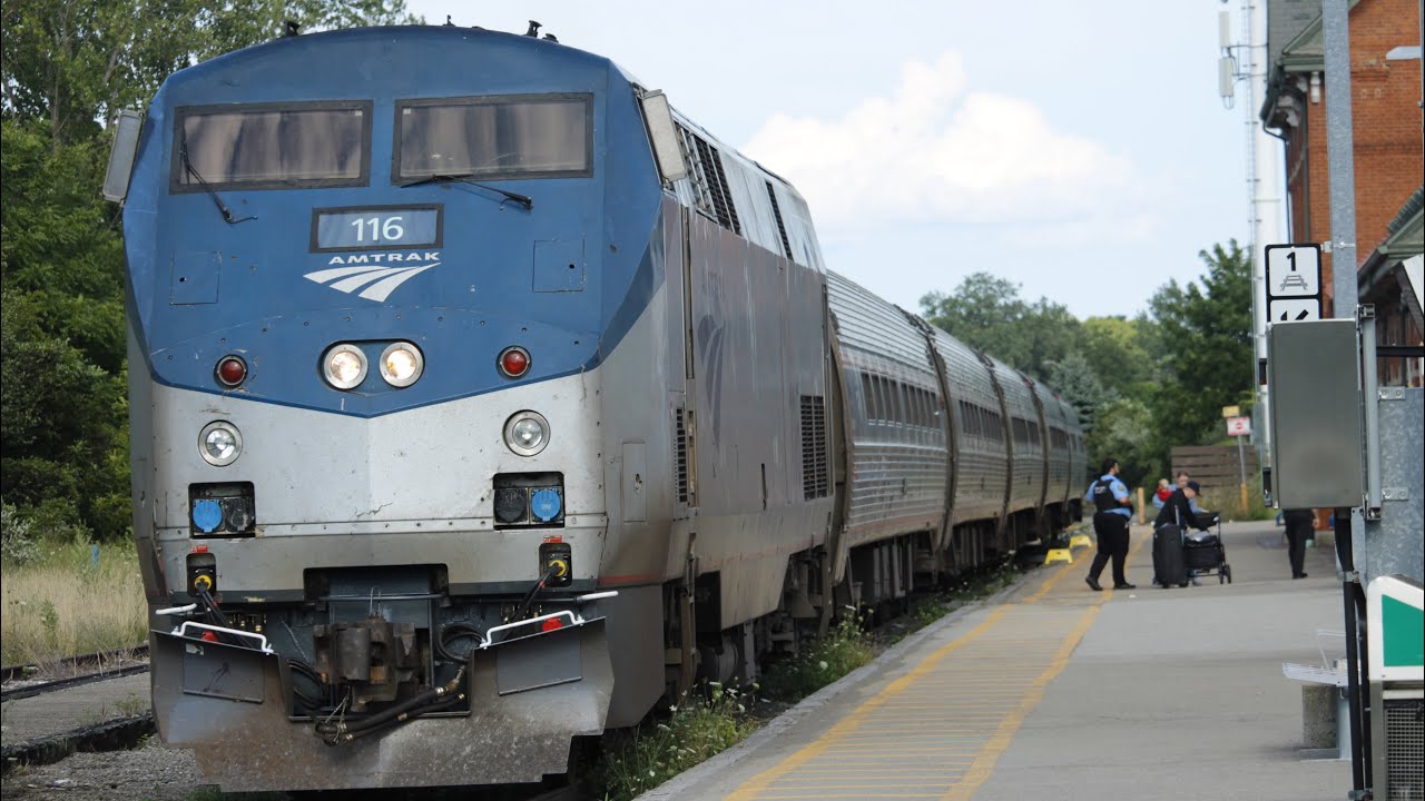 [Full Video] Amtrak Maple Leaf #63 Departs Niagara Falls, ON With A ...