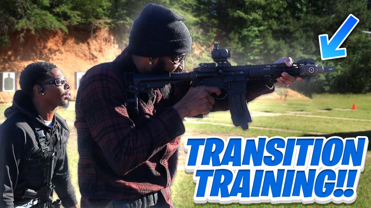 Working on pistol and AR drills - YouTube
