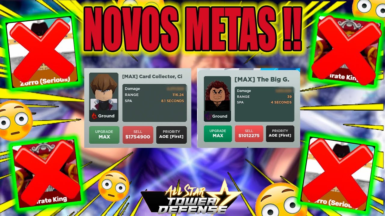 OS NOVOS METAS PARA INFINITE MODE NO ALL STAR TOWER DEFENSE - YouTube