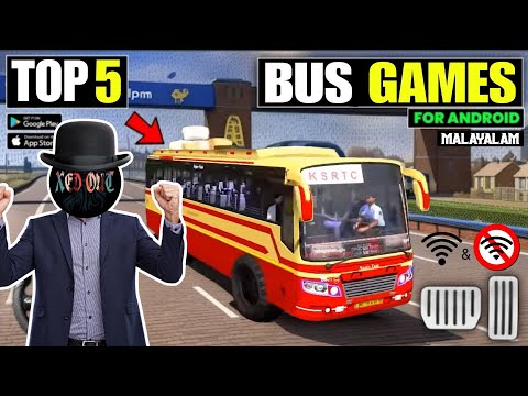 Best High Graphics *BUS SIMULATOR* Games For Android (Offline / Online ) | XEDOUTZz | Malayalam⚡📲🔥