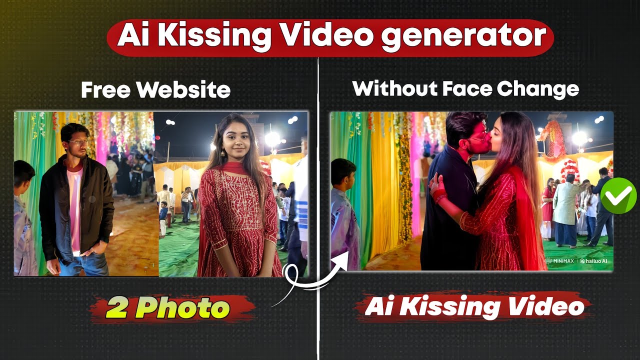 "Photo Se Kissing Video Kaise Banaye | AI Kissing Video Generator ...