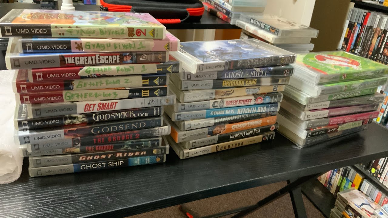 Part 22 idk psp umd movie collection - YouTube