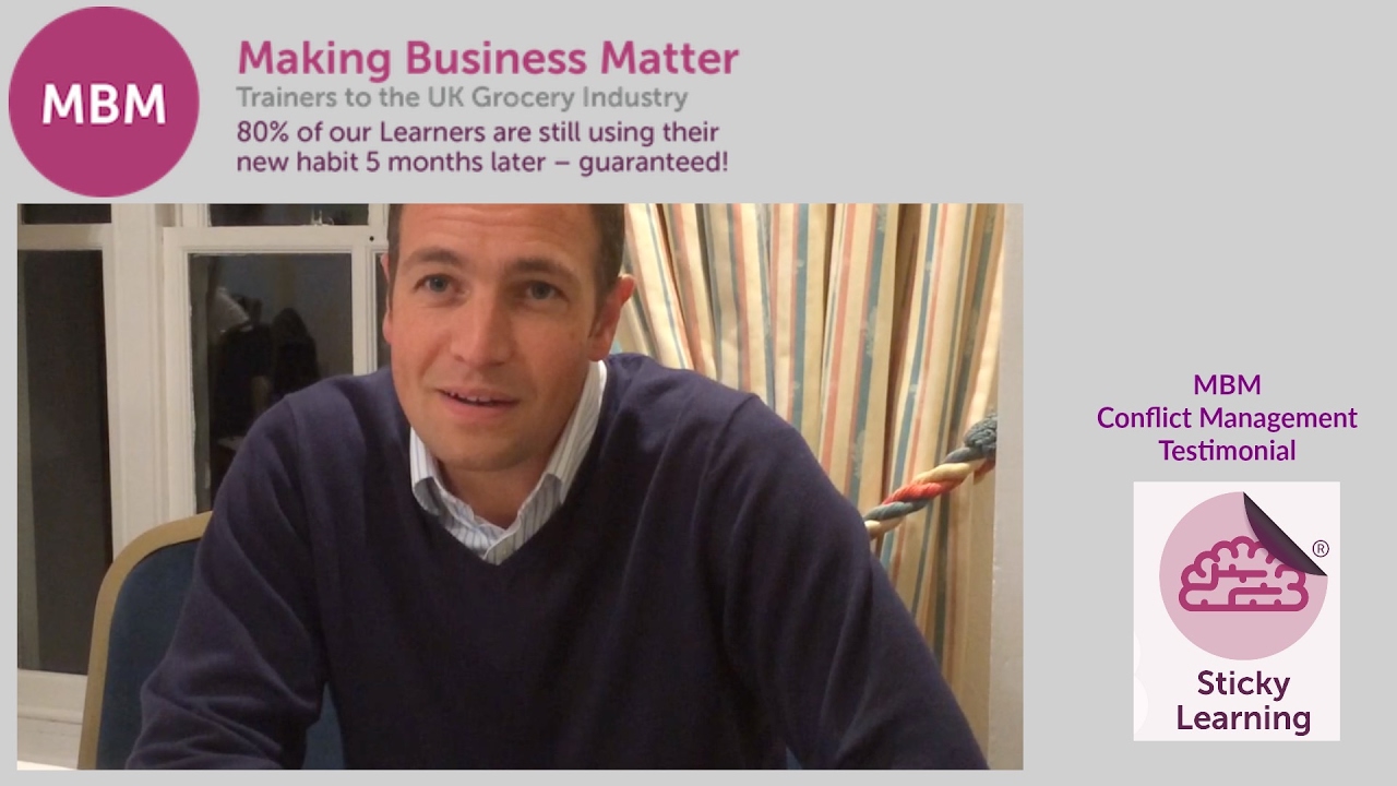Testimonial for Conflict Management Training from Keston Williams of ...