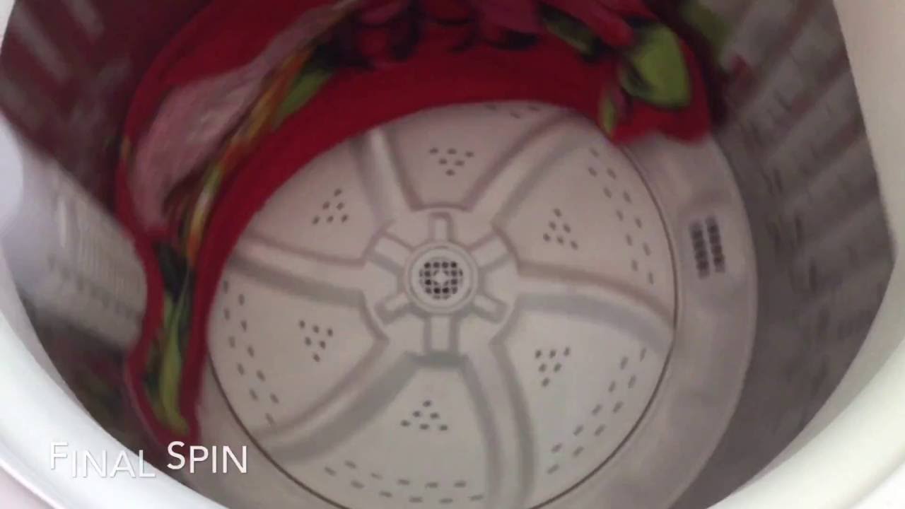 Time-Lapse: top-load washing machine, full quick cycle - YouTube