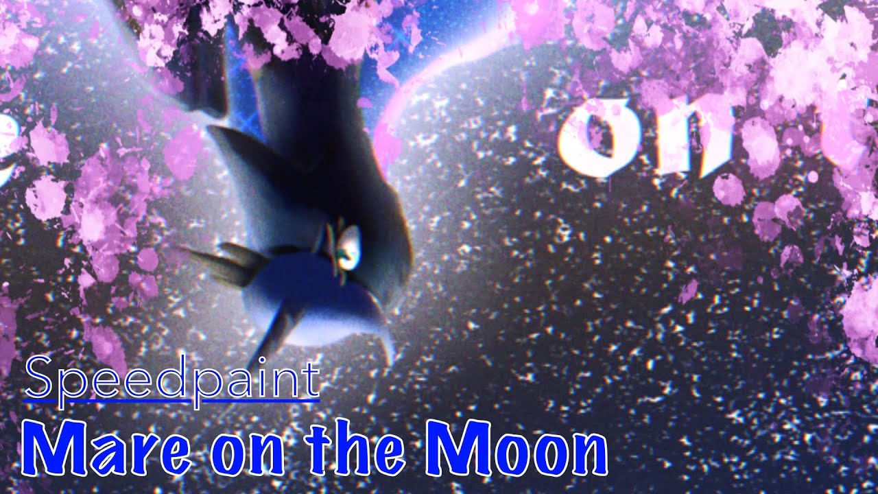 Mare on the Moon - Speedpaint [IbispaintX] - YouTube