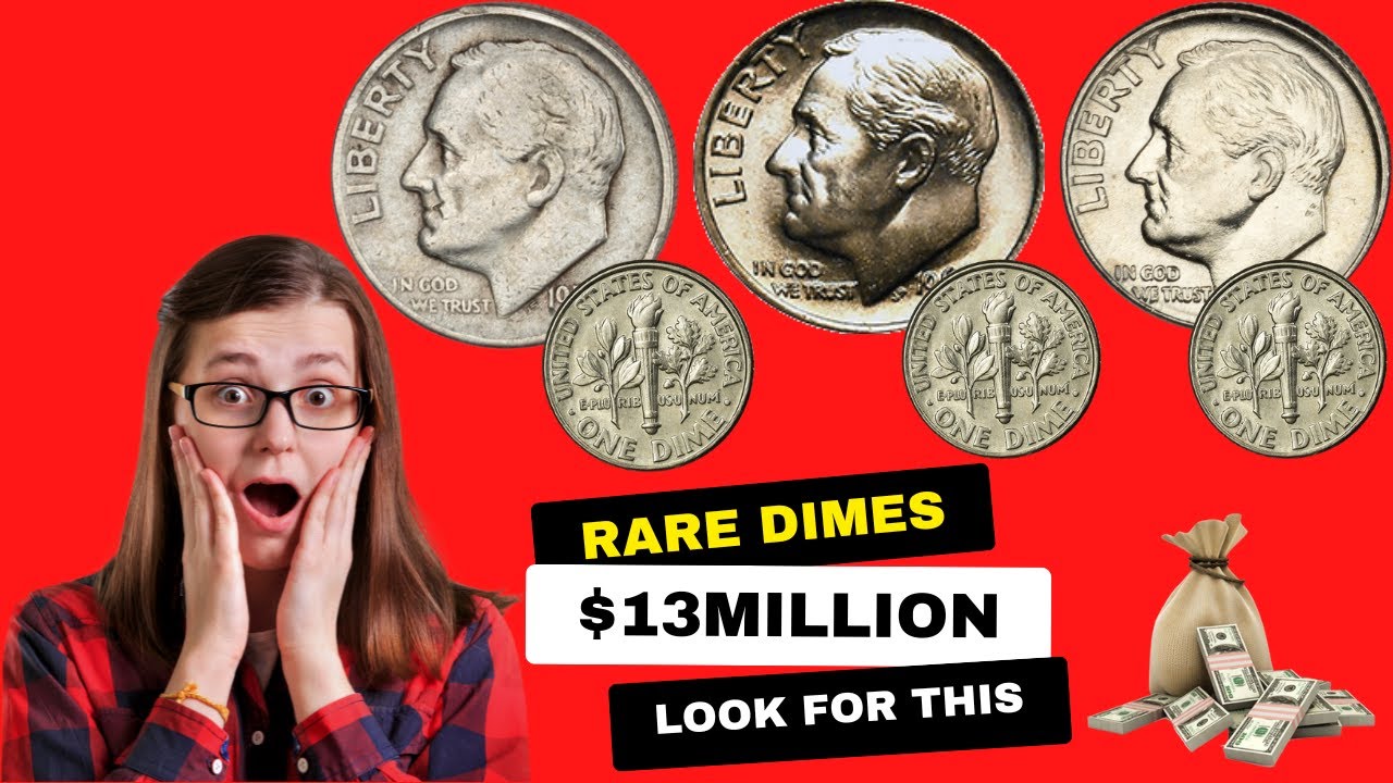 Top 3 Ultra Rare Dime Coins Valued in Millions - The Most Valuable ...