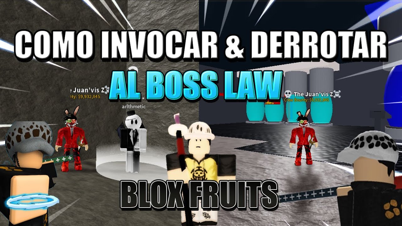 COMO INVOCAR Y DERROTAR AL BOSS LAW | BLOX FRUITS | ZEBRA CAP & KOKO ...