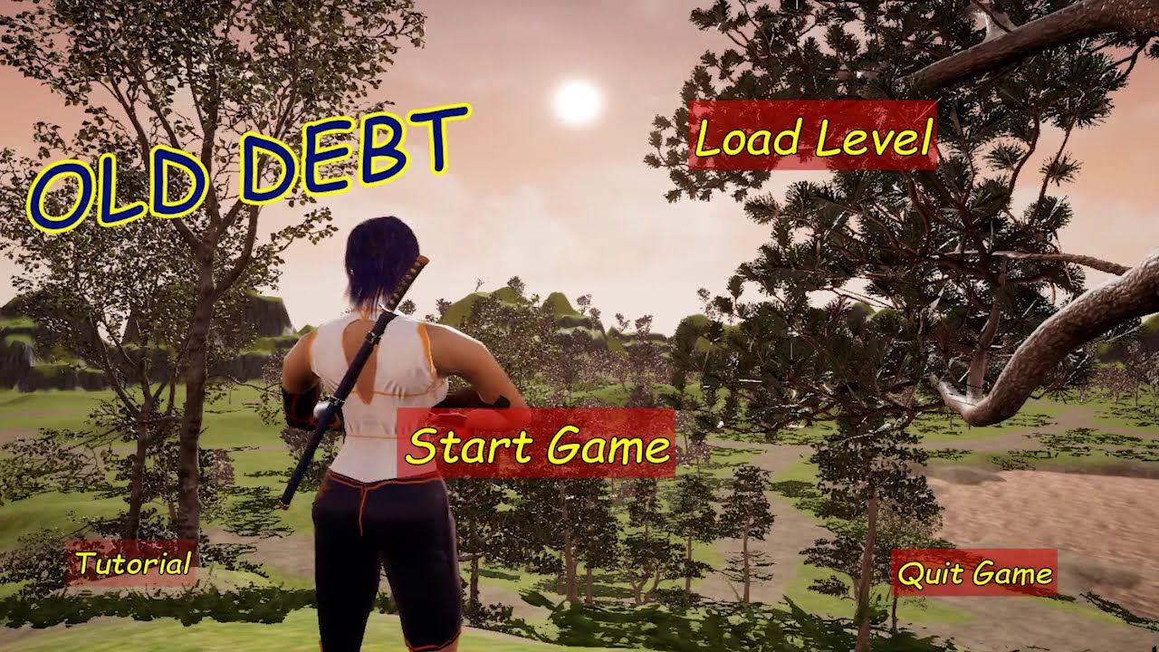 The main features of my (first) game "Old Debt" - YouTube