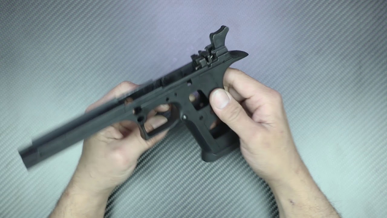 Tokyo Marui Desert Eagle assembly and disassembly part 2 of 5 Frame ...