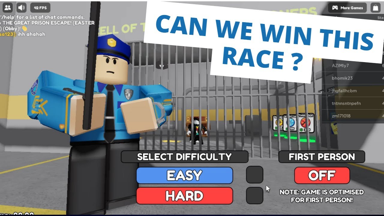 Prison race clicker - YouTube