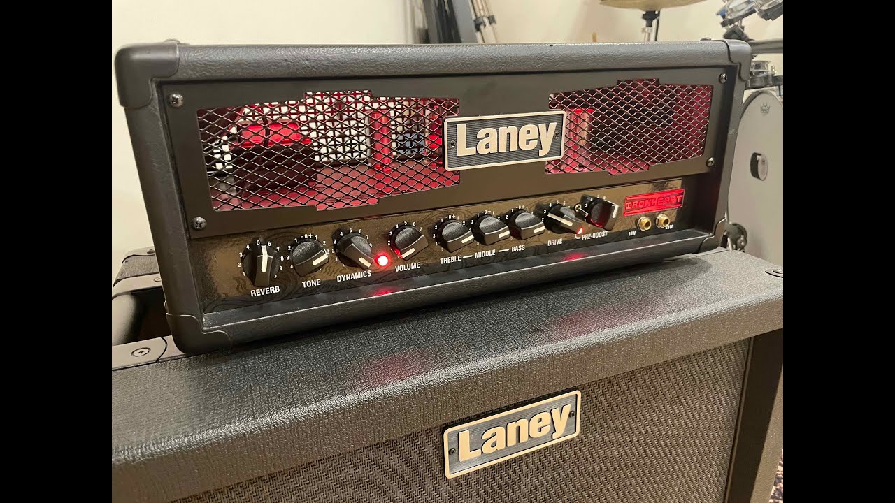 Laney Ironheart IRT15H + 112 Cab & Footswitch - YouTube