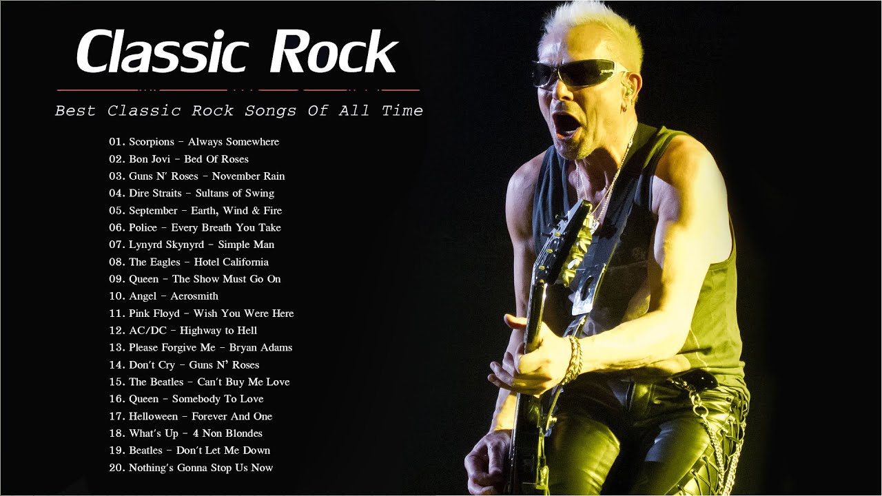 The Best Classic Rock Songs Ever - AC/DC, CCR, The Beatles, The Holies ...