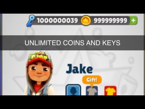 Subway Surfers UNLIMITED COINS AND KEYS - YouTube