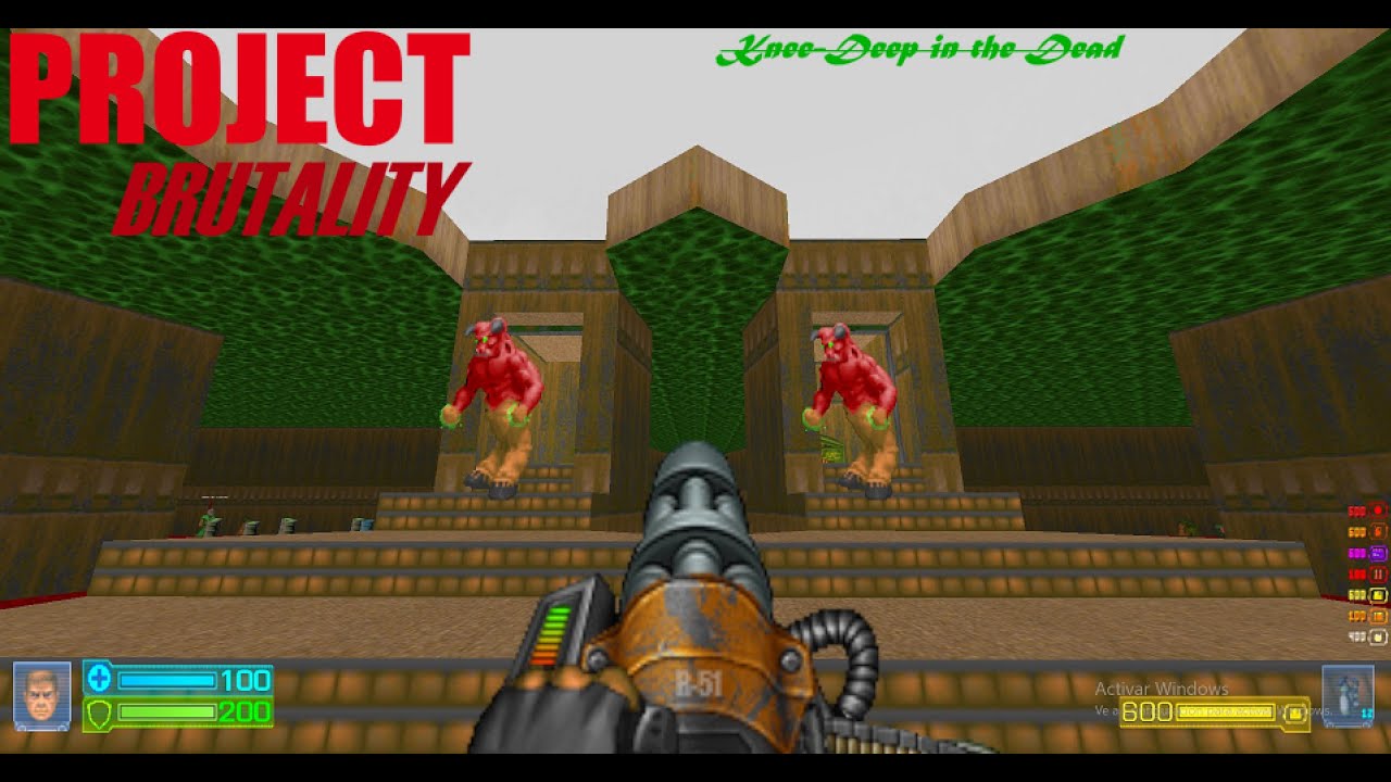 Doom - Project Brutality 3.0 (Brutal Doom) Knee-Deep in the Dead - YouTube