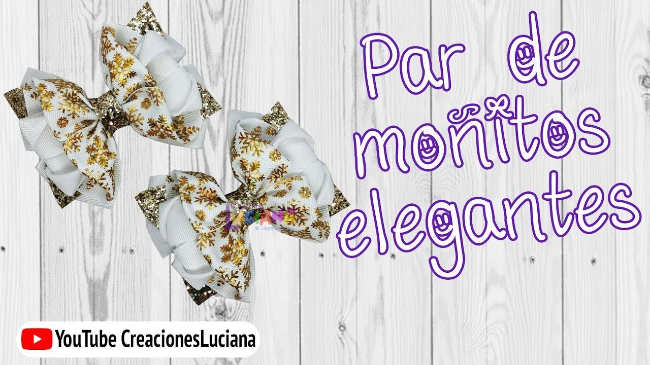 Mis videos top Video 264 Cómo hacer un Par de moñitos elegantes - YouTube