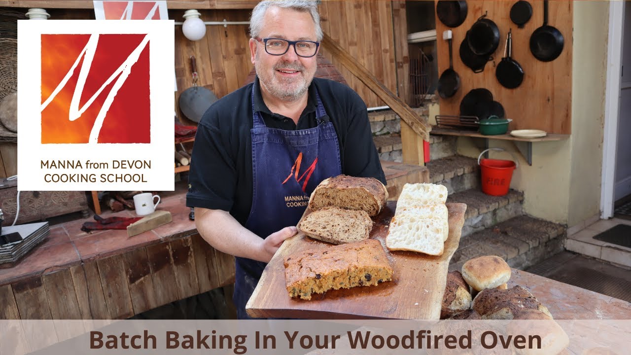 Batch Baking in your Woodfired Oven just using Retained Heat - YouTube