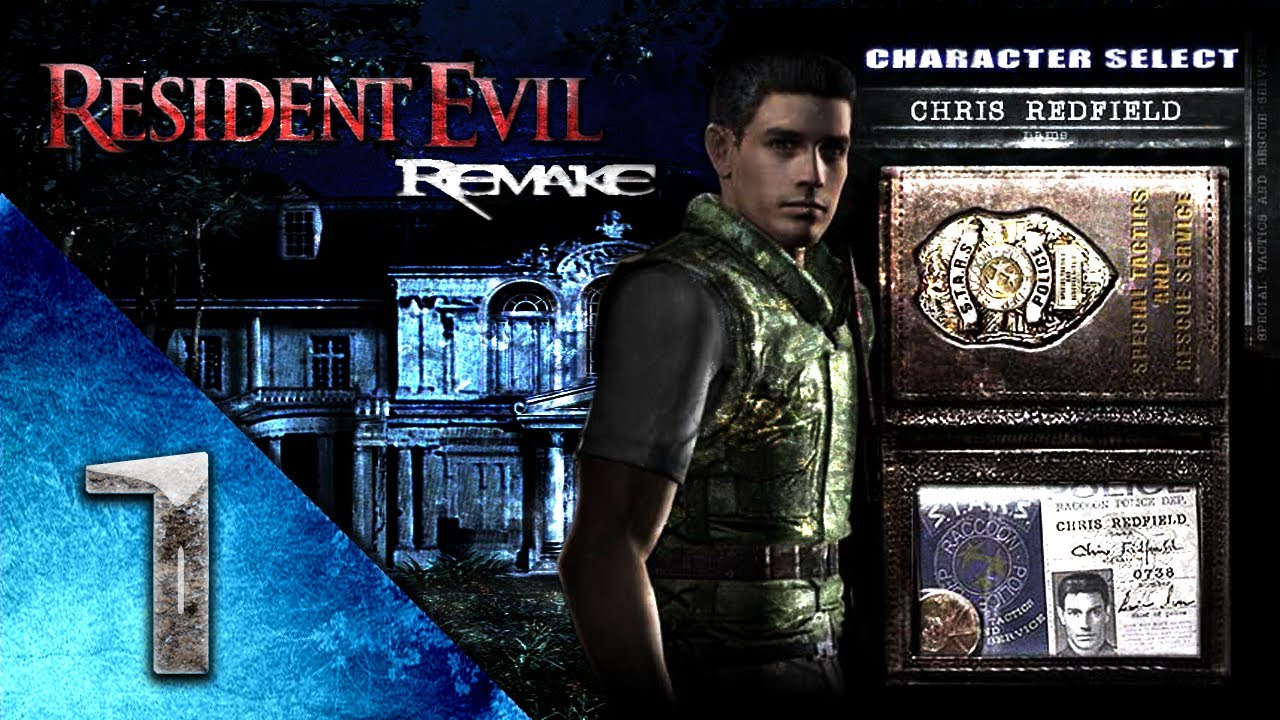 Resident Evil Remake - Chris - 1080p ᴴᴰ Parte 1 - YouTube