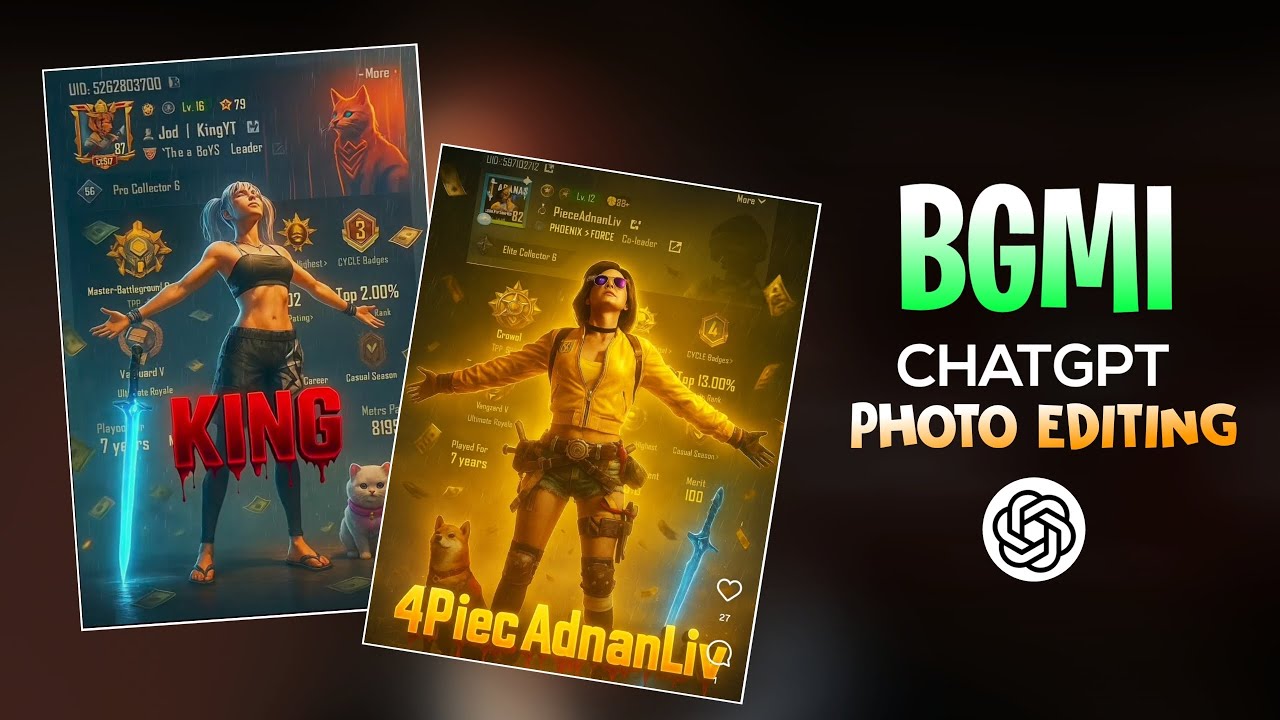 Trending Bgmi Chatgpt Profile Photo Editing | Bgmi Profile Photo ...