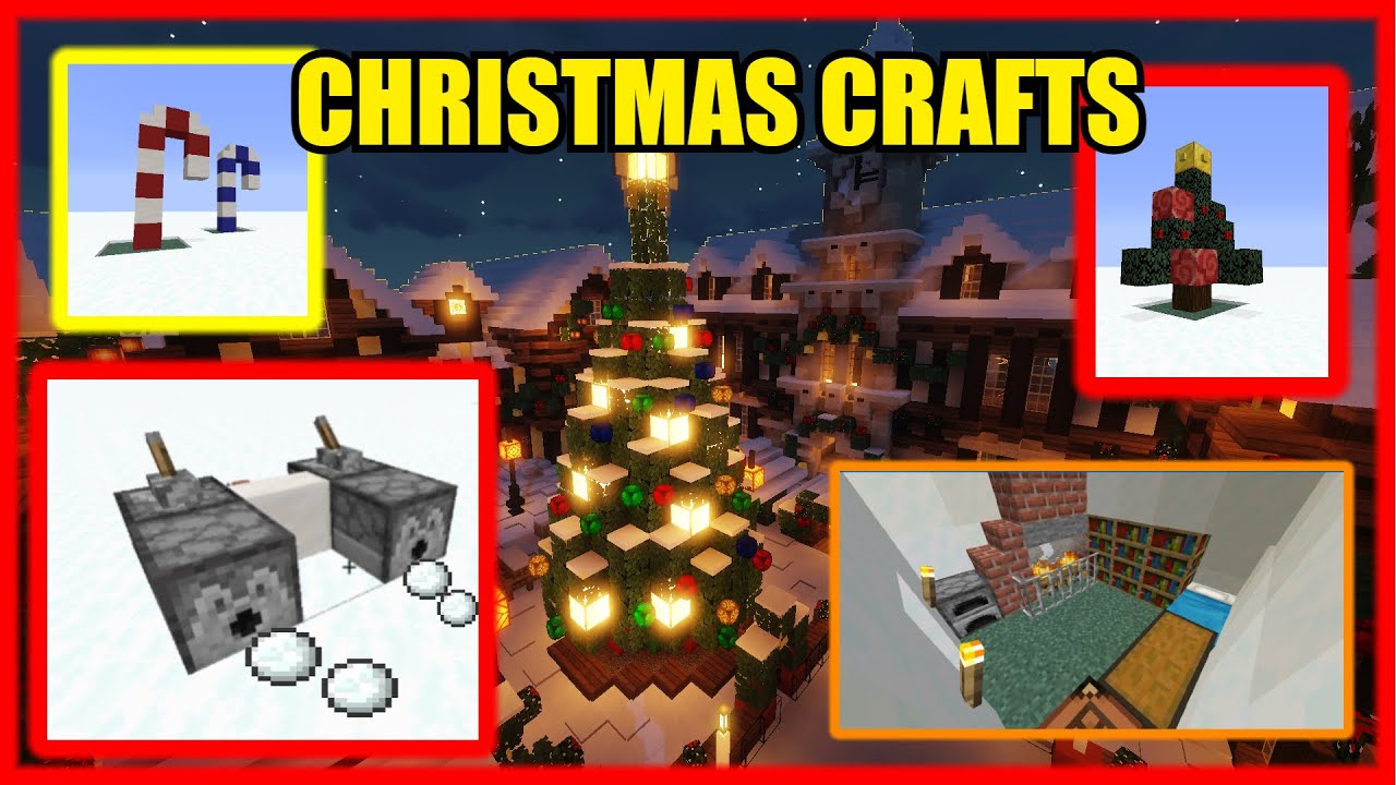 10+ new Minecraft Christmas builds that will Blow your MIND! | How to ...