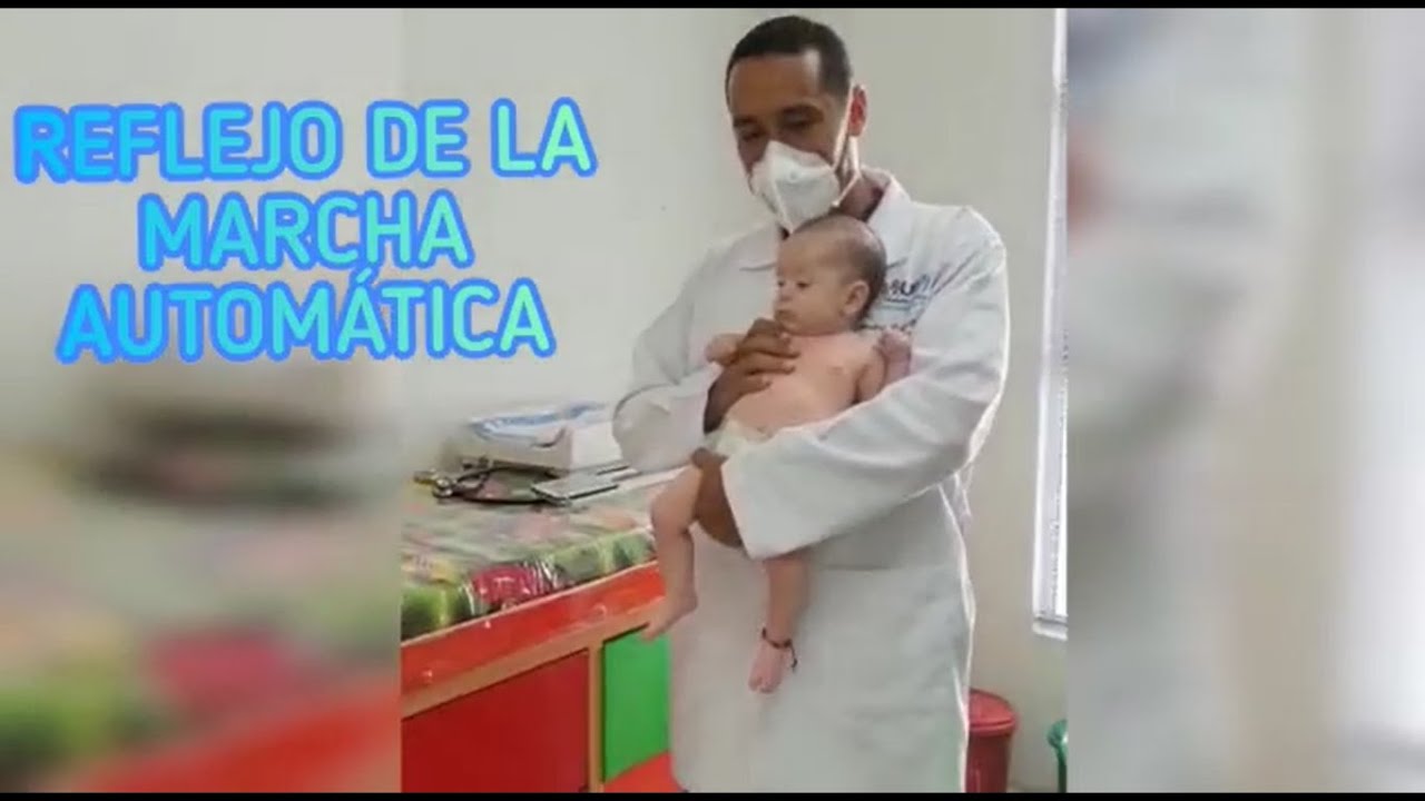 REFELEJO MARCHA AUTOMATICA EN LOS BEBES - YouTube