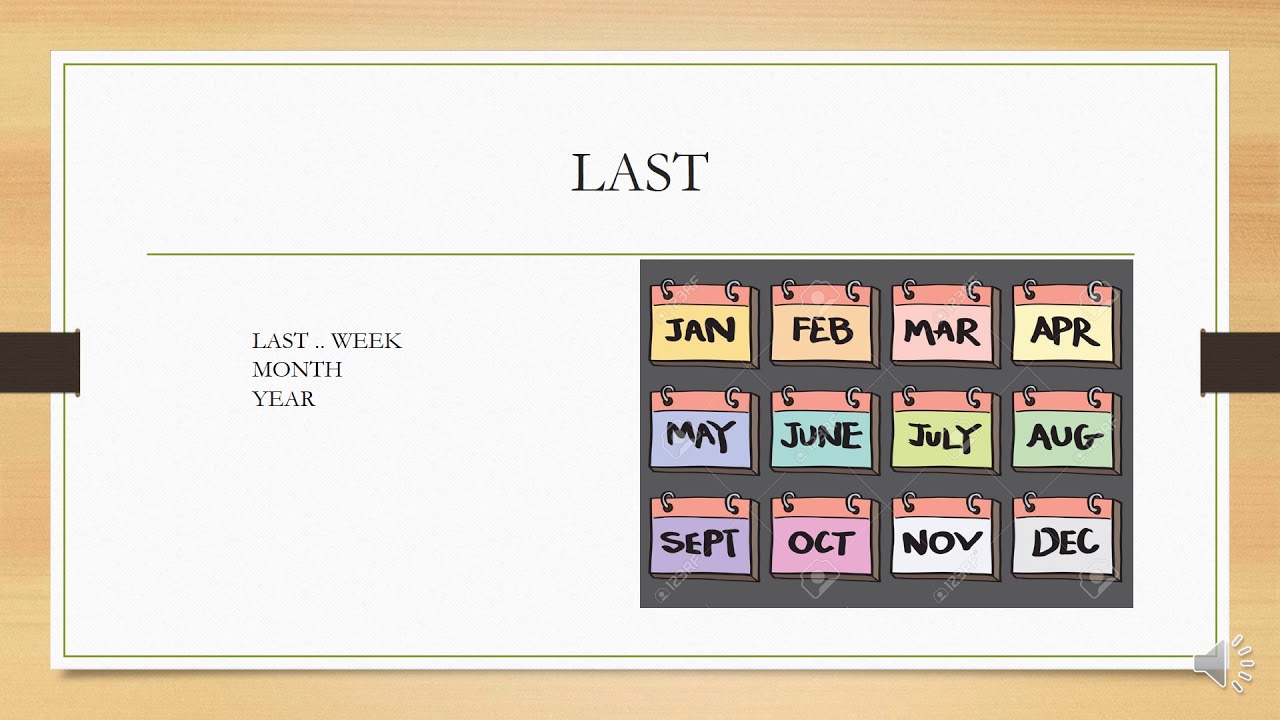 Time Expressions for simple past - YouTube