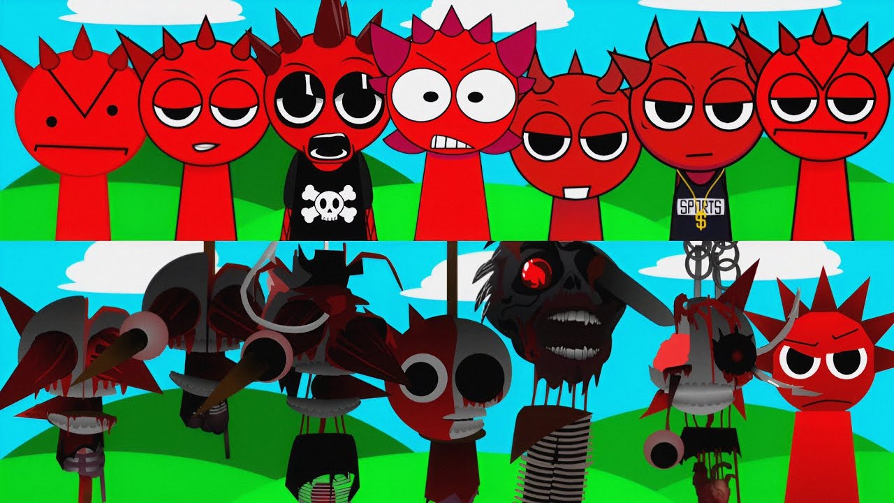 Sprunki But all Raddy Incredibox New All Character Reddy Sprunki Remix ...