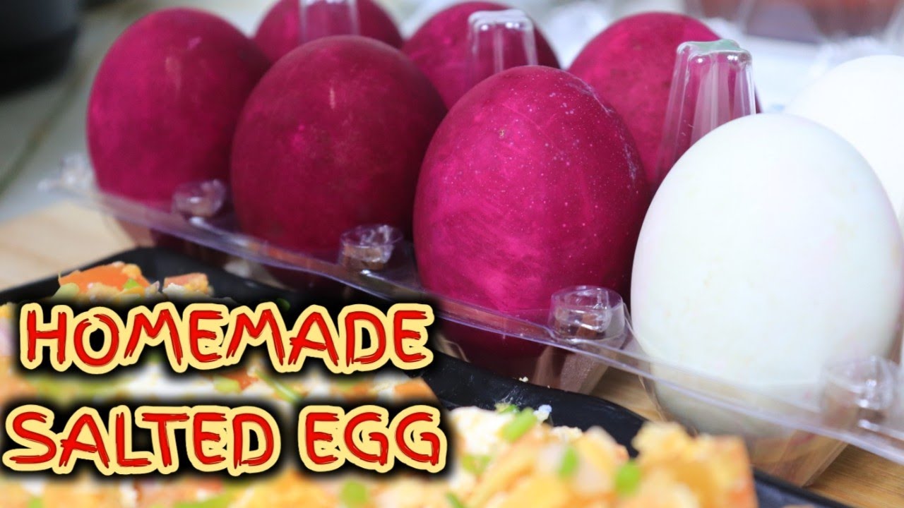 HOMEMADE SALTED EGG | ITLOG NA MAALAT - YouTube
