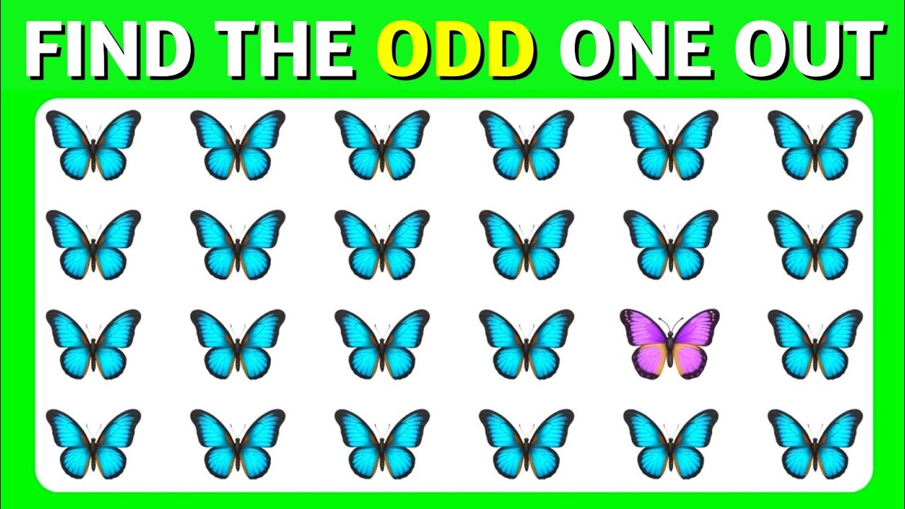Find the ODD One Out 🍨🌈😜 | Emoji Quiz | Easy, Medium, Hard, Impossible #34 - YouTube