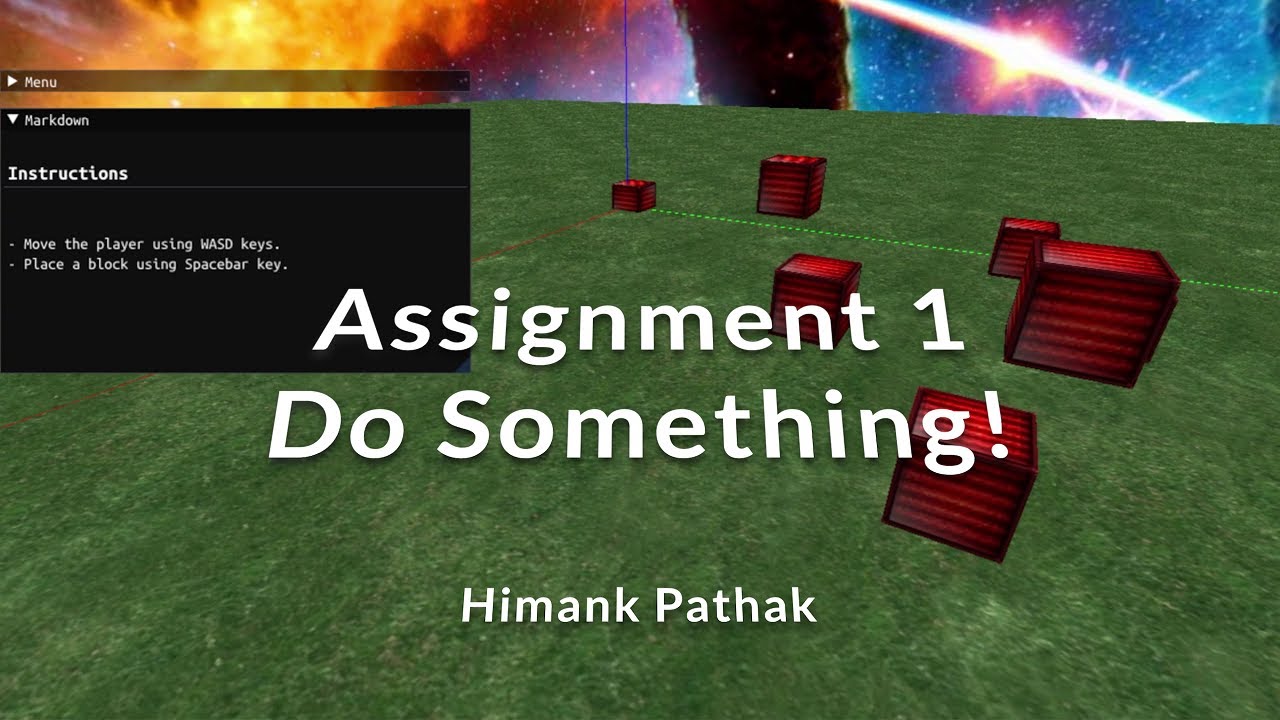 Assignment 1 - Do Something! | Fundamentals of Game Engine Design - YouTube