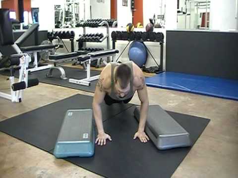 Plyo-Box Push-ups Pt.1 (ProFitness Personal Trainer Randy Davis) - YouTube