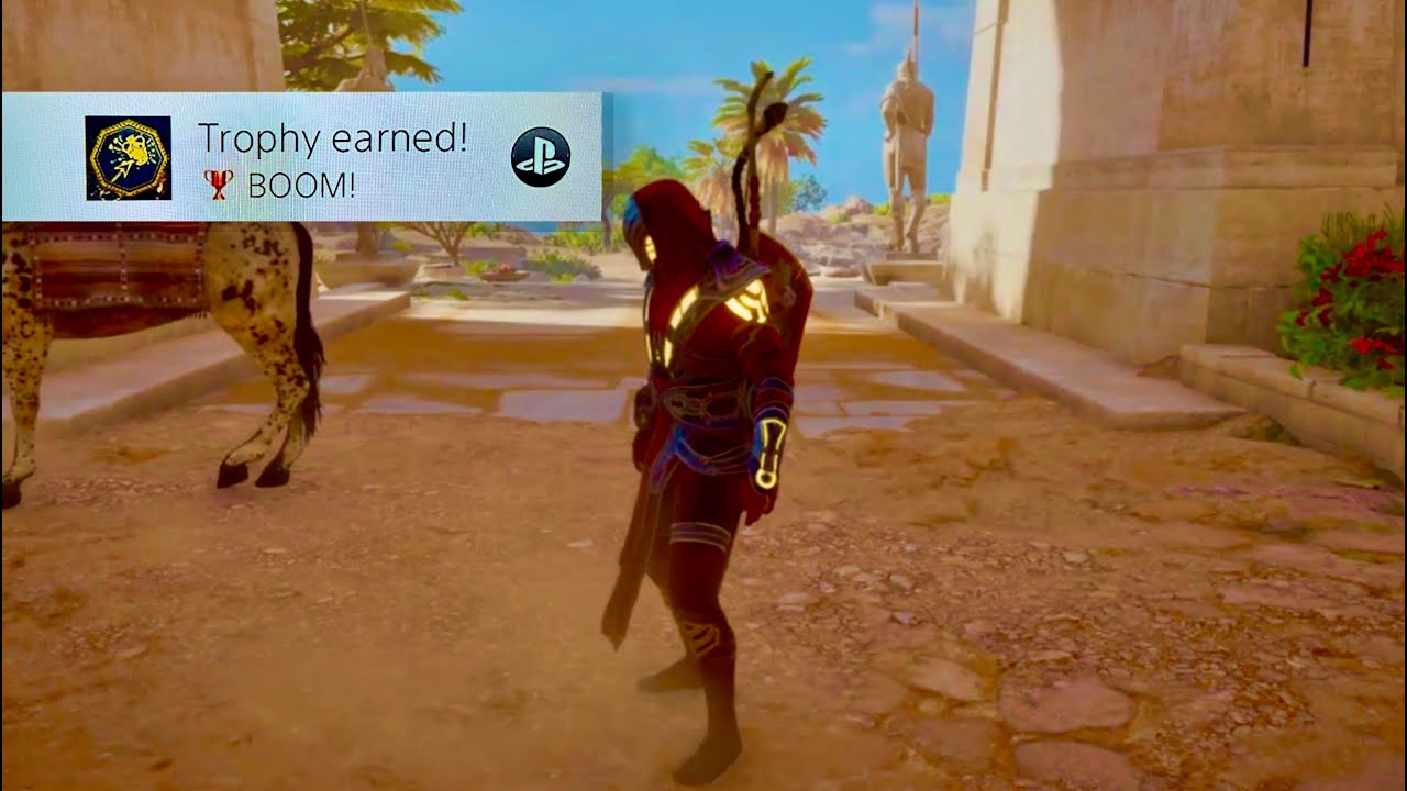 BOOM! Trophy Guide - Assassins Creed Origins - YouTube