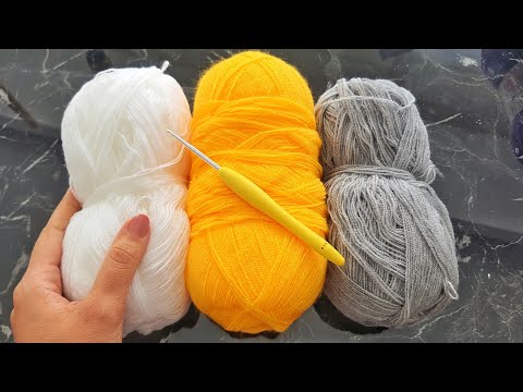 SÜRPRİZ Sonlu Parmak Isırtan Bir Güzellik ‼️ M harfli Uzun lif Modeli/Kolay Farklı Tığişi #knitting